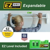 EZ Shelf Expandable Closet Shelf and Rod with No Brackets, 40"-73 ...
