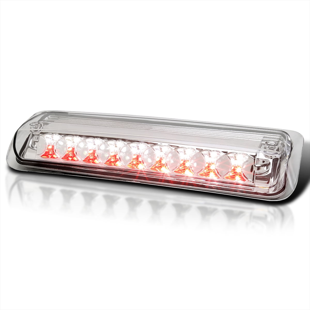 Spec-D Tuning LED Chrome Clear 3rd Brake Light Third Stop Lamp ...