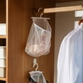 Hanging Mesh Clothing Storage Bag,All-in-1 Hanging Mesh Bag for Kitchen ...