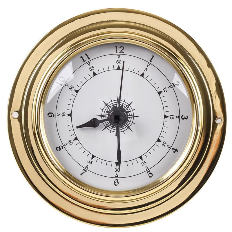 Wall Mounted Barometer Thermometer Hygrometer Weather Station Clock ...