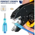 6 in 1 Crimping Tool Kit and Wire Stripper, Ratcheting Wire Crimper ...