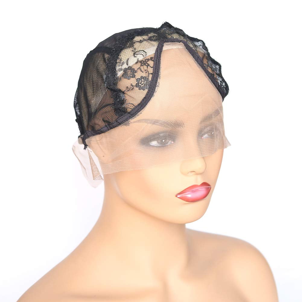 U Part Deep Part Lace Front Wig Cap for Making Wigs with Adjustable ...