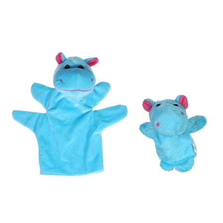 Animals Hand Puppets Finger Puppets Story Time Educational Puppet Set ...