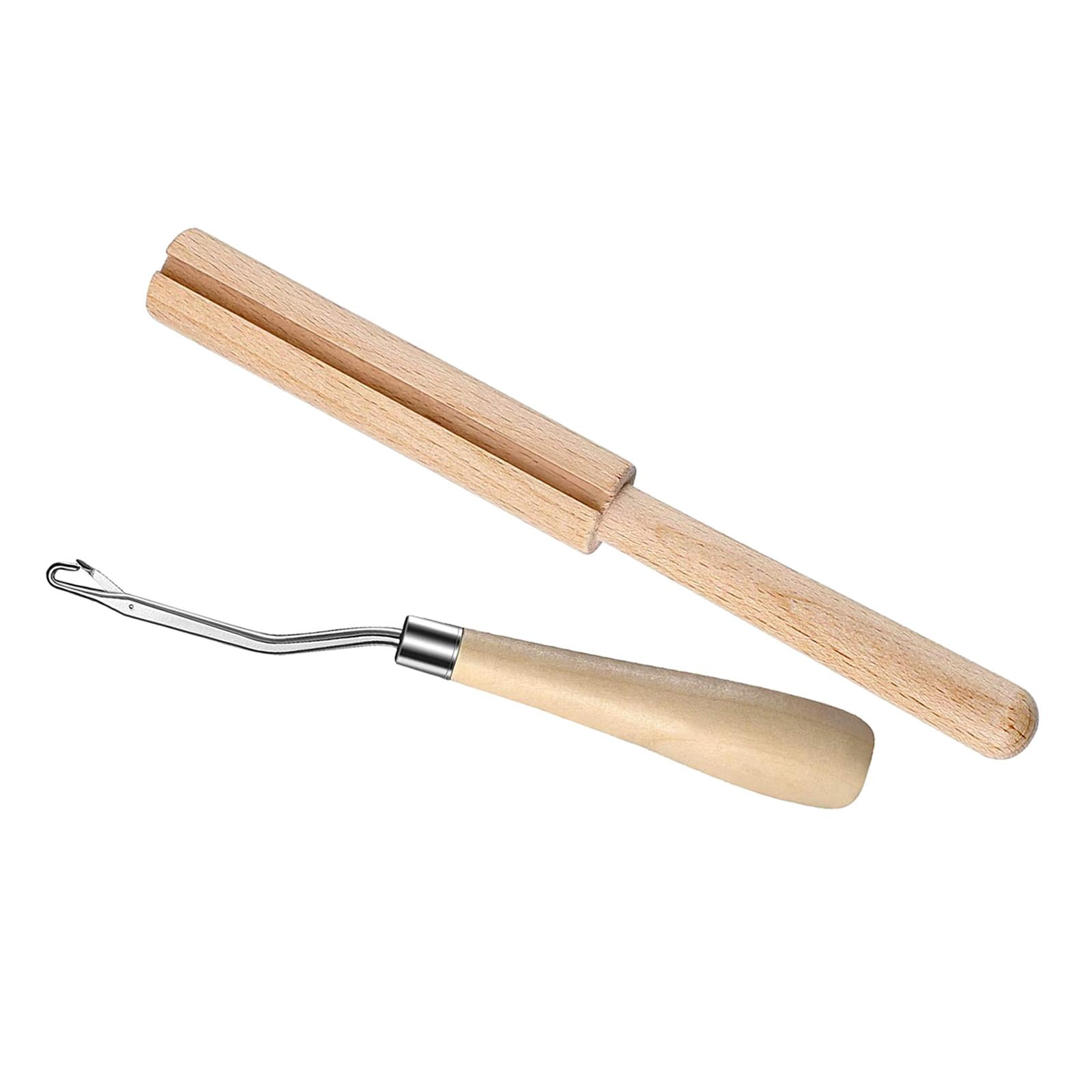 Bent Latch Hook with Handle, Yarn Cutter Tool for Tapestry Carpet Rug ...