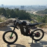 Freego X3 All-Terrain Electric Dirt Bike, 56 MPH/4500W/72V 50Ah, 19 ...