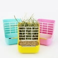 Barhoo 2-In-1 Rabbit Feed Pot Frame and Grass Feeder Box, Adjustable ...