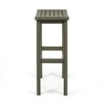 GDFSTUDIO Pensacola Outdoor Acacia Wood Balcony Bar Set, 3 Piece, Gray ...