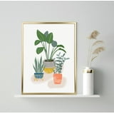 Mainstays 24x36 Thin Flat Gold Poster Frame, Slim Wall Frame for ...