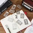 1Set 10Pcs 10 Styles Number 0~9 201 Stainless Steel Hollow Drawing ...