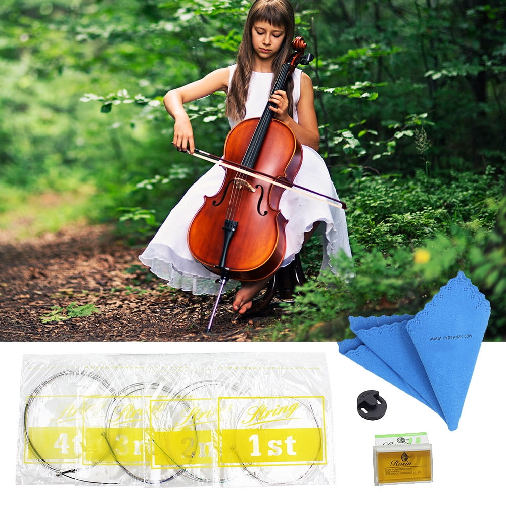 Cello Cloth, Practical Easy To Install And Use Rosin 4pcs Strings Not ...