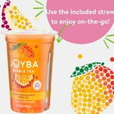 Joyba Mango Passionfruit Green Bubble Tea 4 Pack, 12 fl. oz. Cups ...