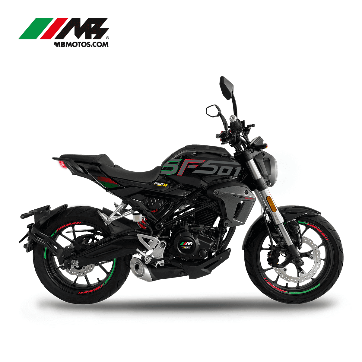 Motocicleta Deportiva MB MOTOS SF 501 250R Negro 2025 MB MOTOS Mb motos SF 501 250R Line 250cc ...