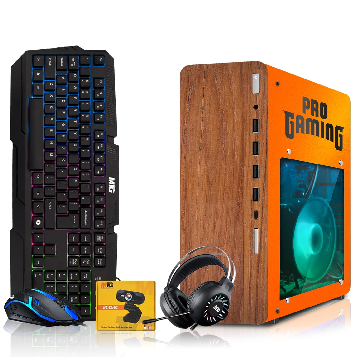 Restored HP Full Dark Gaming PC Desktop Computer Phoenix AMD A10-9700 ...