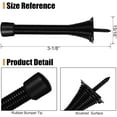 36 Pieces Spring Door Stopper with Rubber Bumper Flexible Heavy Duty ...