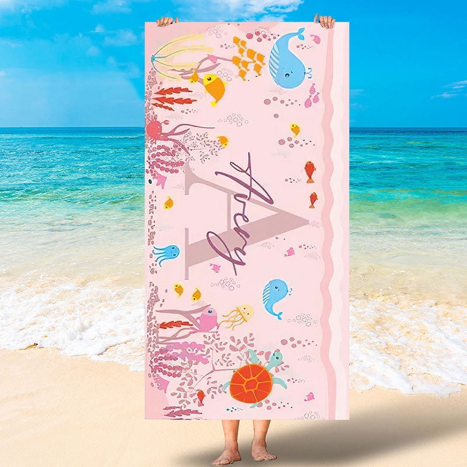 Personalized Cute Sea World Fish Beach Towel - Walmart.ca