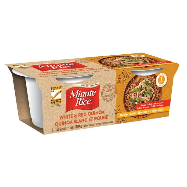 Minute Rice® White and Red Quinoa Cups, 250 g - Walmart.ca