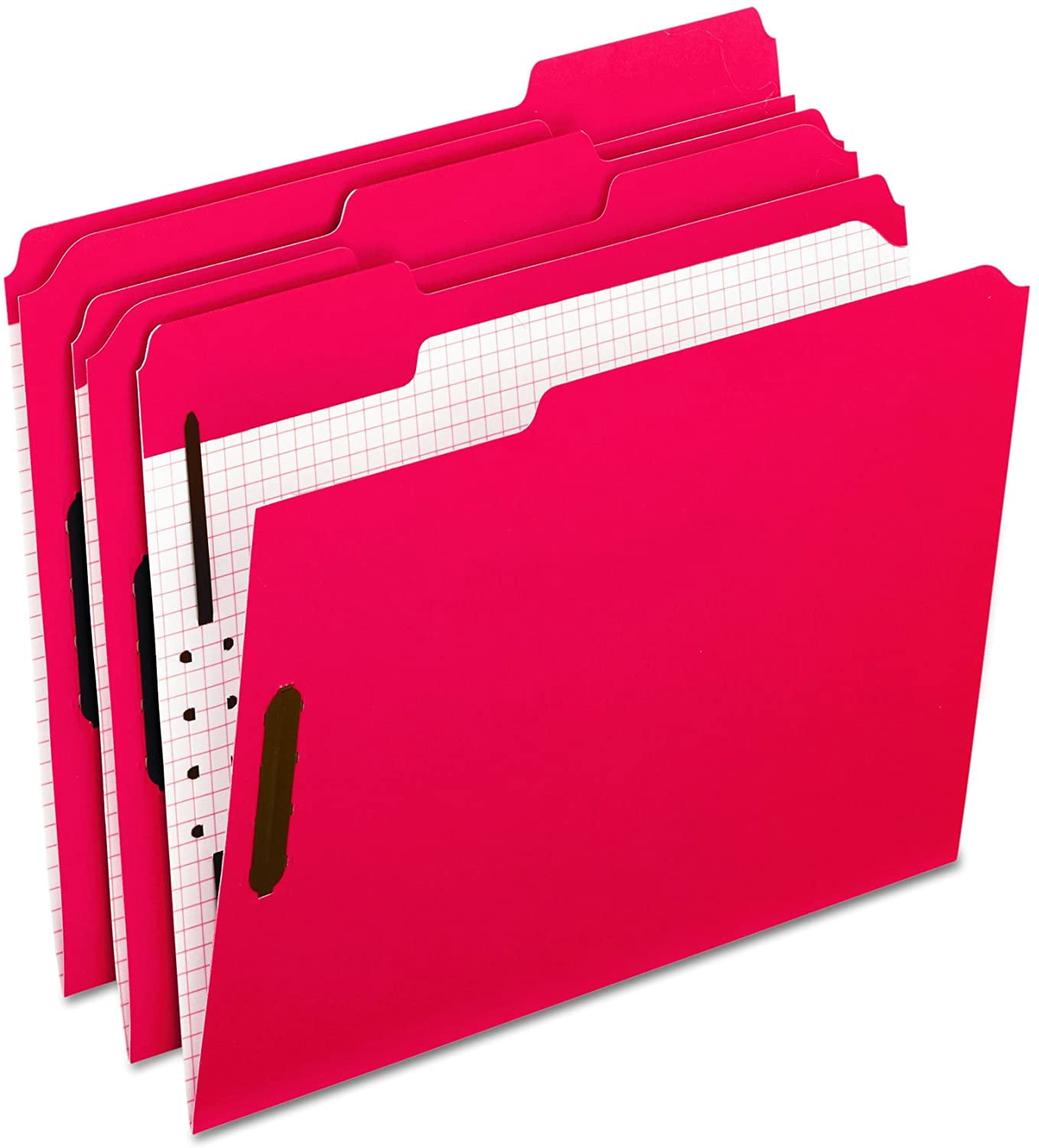 Pendaflex Folders with Embossed Fasteners, 1/3 Cut, Top Tab, Letter ...