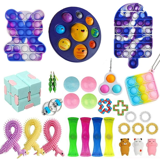 ICHUDAN Sensory Fidget ICHUDAN s Pack, Anti-Stress Fidget ICHUDAN Set, Pop Bubble Fidget ICHUDAN ...