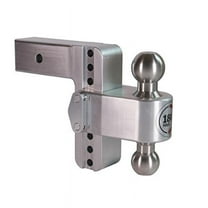 TRIMAX TRZ6AL-RP Razor 6in Aluminum Adjust Hitch-Dual Ball - Walmart.com