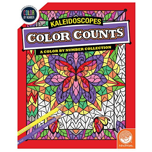 Click here for Mindware Color By Number Color Counts (Kaleidoscop... prices