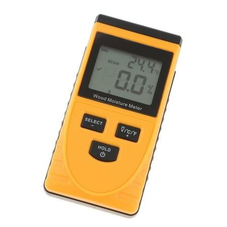 Wood Moisture Meter, Pinless Water Leak Damp Tester Dampness Meter for ...
