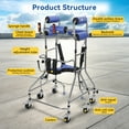 Adult Walker, Standing Walker for Seniors, Hemiplegia Rehabilitation ...