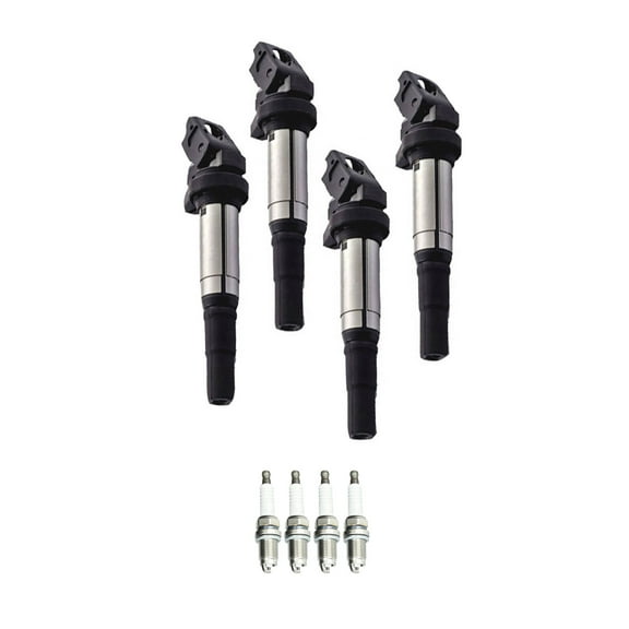 4 Ignition Coils and 4 Iridium Spark Plugs Compatible with 2007-2010 ...