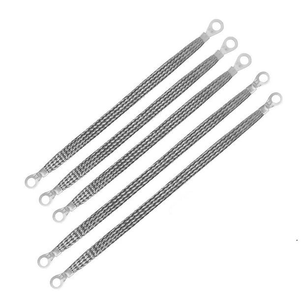Becaristey 5 Pieces/Set Copper Wire Car Engine Ground Strap Braided ...
