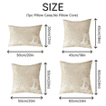 60x60cm Jacquard Polyester Square Cushion Cover, Traditional Peony ...