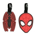 Marvel Spider-Man 2-Piece Suitcase ID Tag Set with Adjustable Straps ...