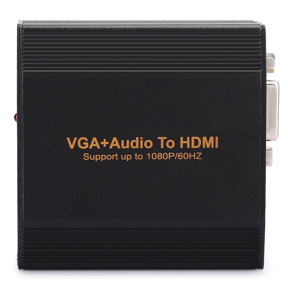 Adpter Black Compact Portable VGA+ to Converter profesional para ...