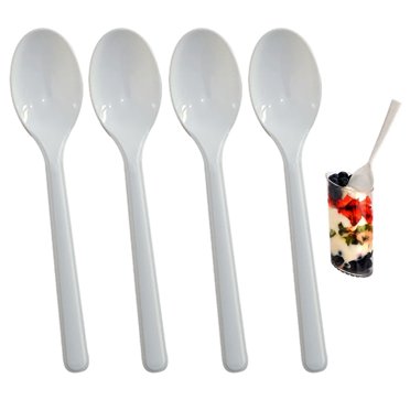 McKesson Plastic Teaspoons, Disposable Cutlery, 5 1/2 in, 1000 Ct ...