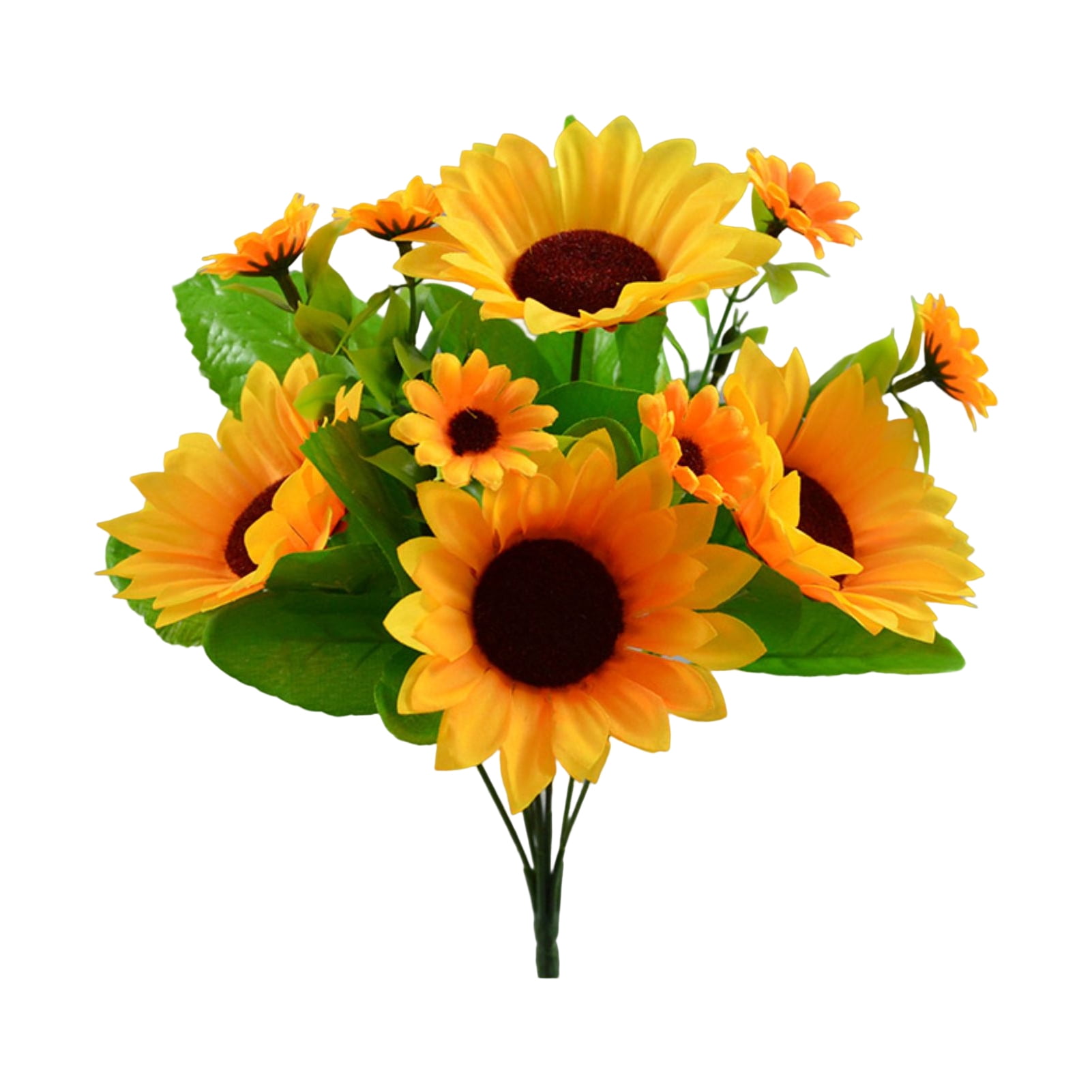 Waroomhouse No Watering Non-Wither Realistic Multi Heads Fake Flower ...