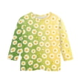 Abcomgle Girls Tee Shirts 7-16 Summer 3/4 Sleeve Girls Shirts Daisy ...