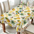 60x90in Square Printed Tablecloth Easy-Care Decorative Table Cloth for ...