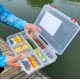 Plano ProLatch Stowaway Large Clear Organizer Tackle Box, Large, Clear ...