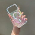 Colorful Laser Diamond Pattern Magnetic Phone Case for iPhone ...