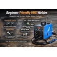MIG Welder with Gas and Gasless Capability, Knob-Control MIG Welding ...