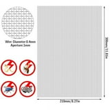Huangting 5 Packs Stainless Steel Wire Mesh, 11.8 x 8.27 Inch, Window ...
