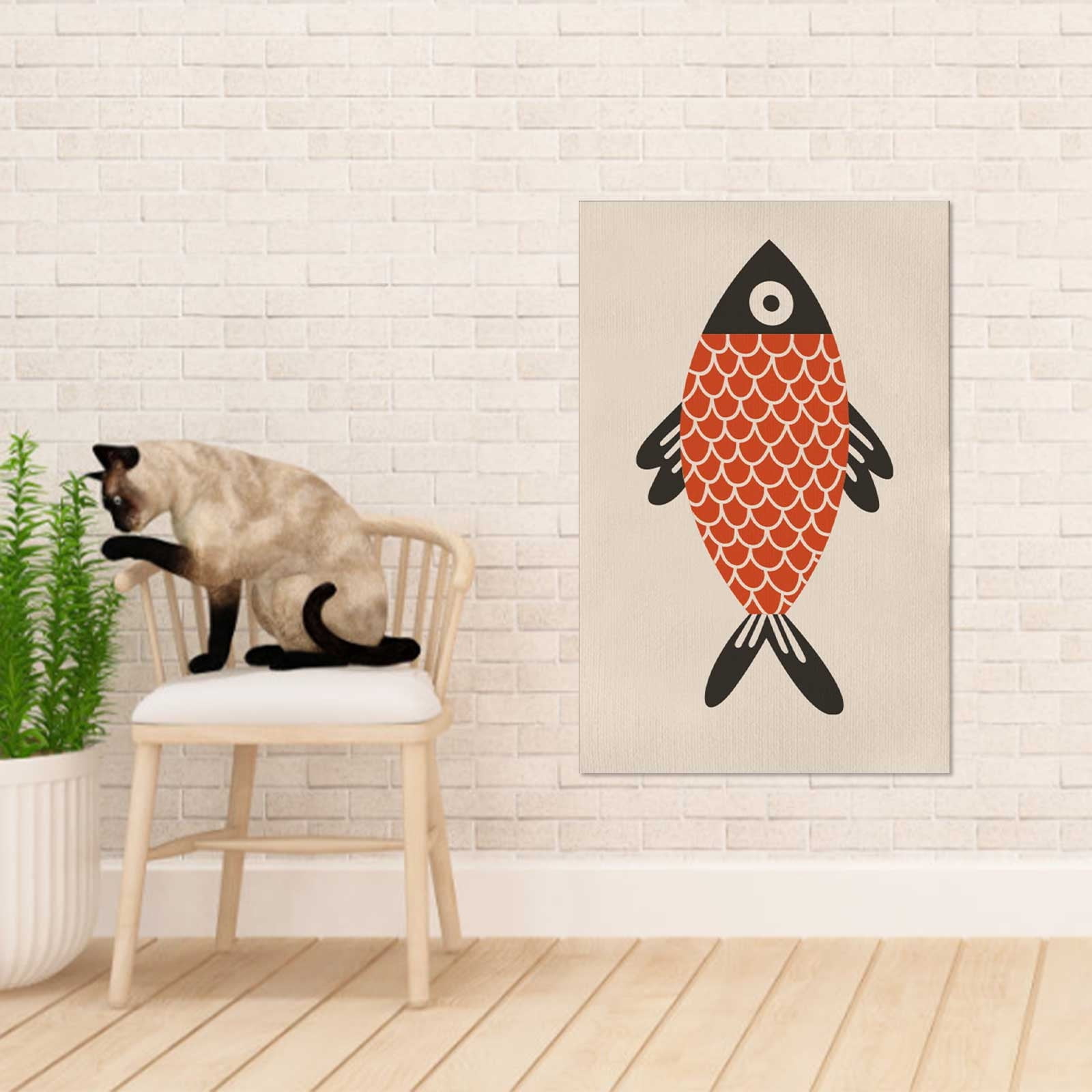 Click here for Vacemry Under $5 Wall Mounted Cat Scratching Post... prices