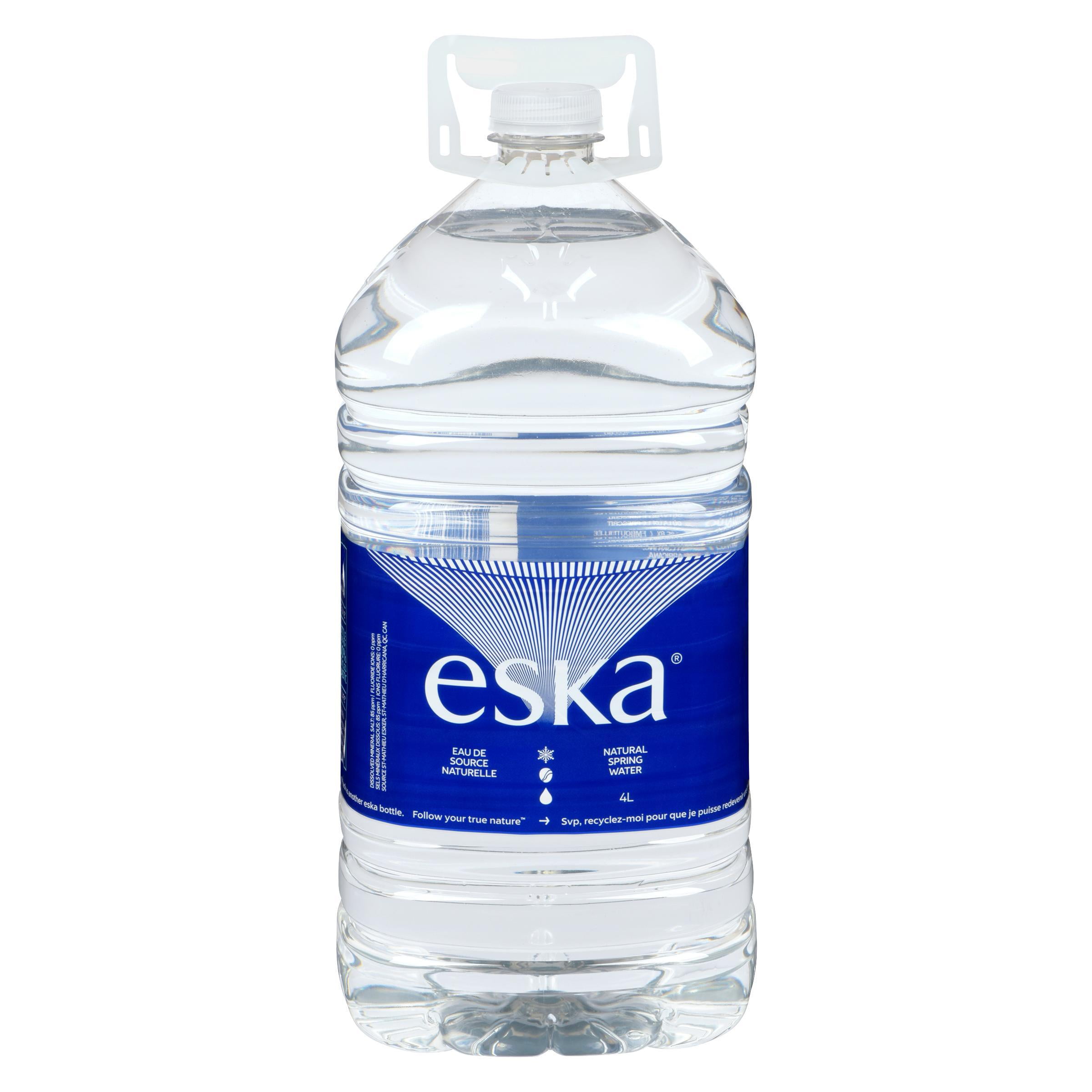 Eska Eau de Source Naturelle 4L Bouteille Eau de Source Naturelle ...