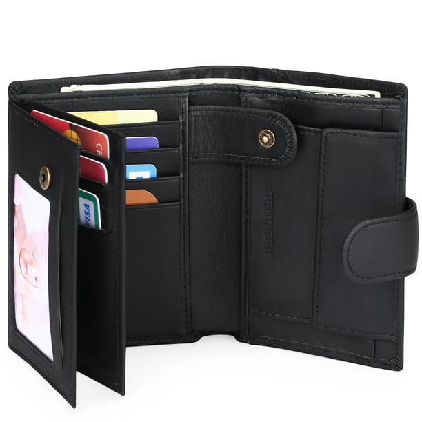 Sendefn Mens Wallets with RFID Protection,Genuine Leather Wallet for ...