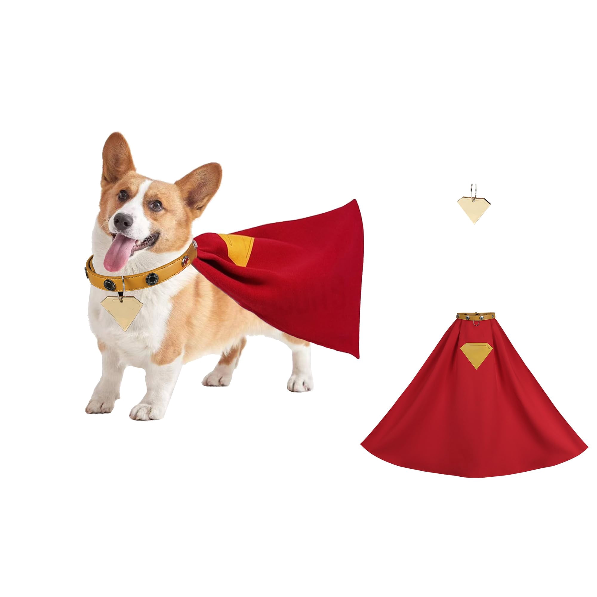 Click here for Unbranded Complete Superhero Costume For Dogs  Cap... prices