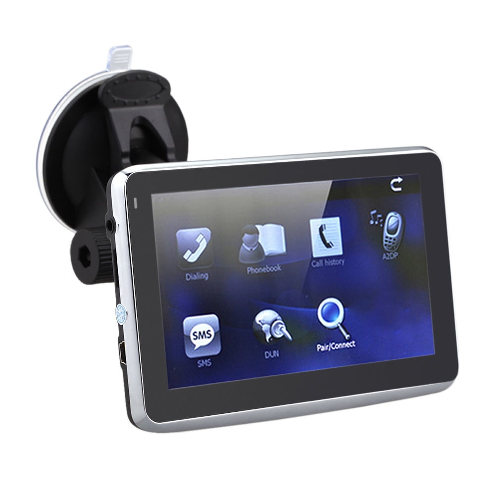 5 Inch HD Touch Screen Car GPS Navigation 128MB RAM 4GB FM Video Play ...