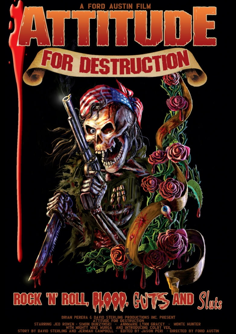 Attitude For Destruction poster Metal Sign 8inx 12in Metal Print 8x12 ...