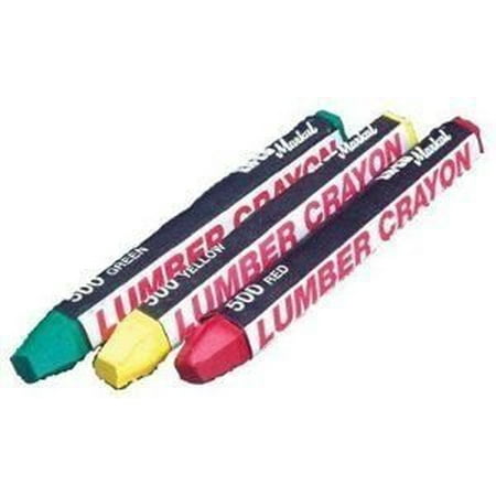 #500 Lumber Crayons - 1/2"x4-5/8" graphite black lumber crayon ...