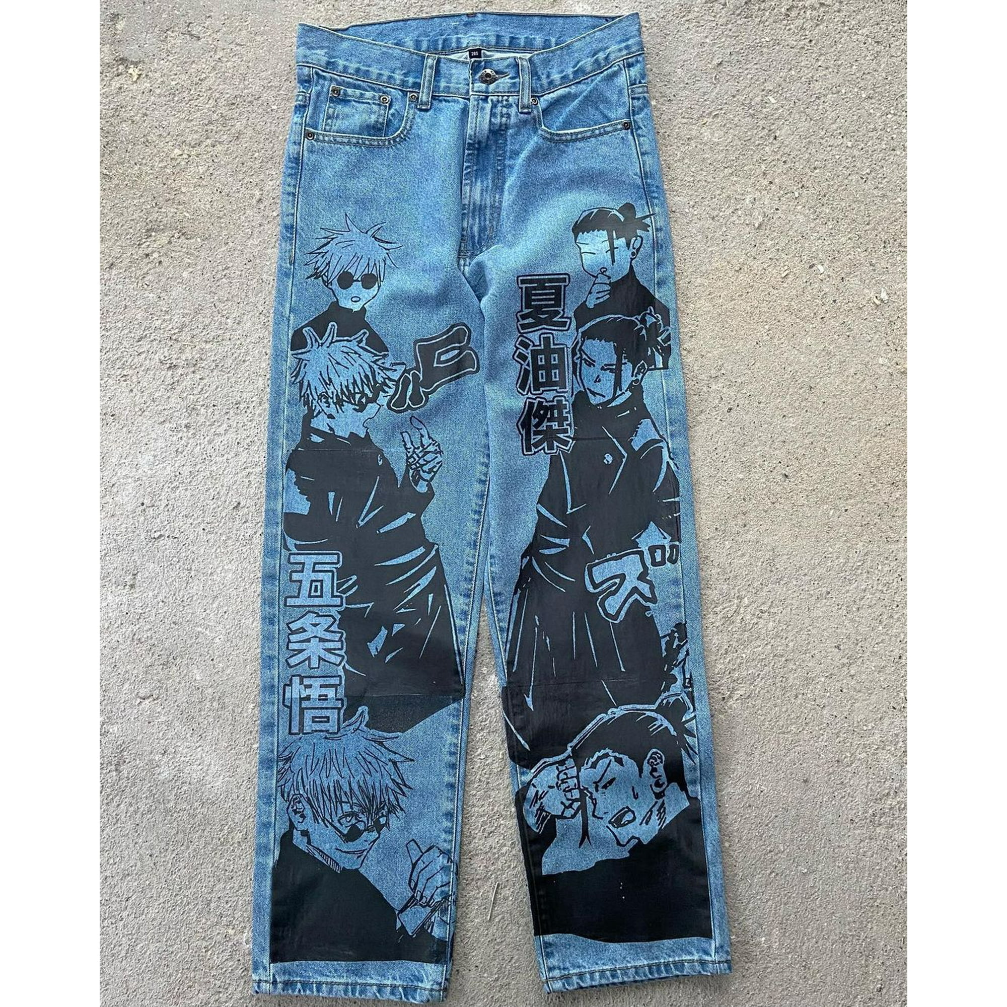 Click here for Jnco Harajuku Anime Graphic Wide Leg Jeans Streetw... prices