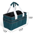 Craft Organizer Tote Bag for Art Storage, Caddy with Multiple Pockets ...