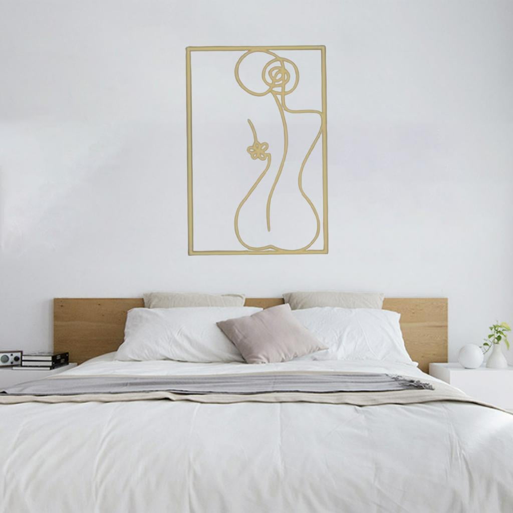 Click here for Elodie Decor  Metal Wall Art  Modern Abstract Fema... prices