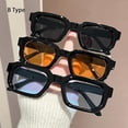 6 - Pack Vintage Rectangle Frame Sunglasses for Men & Women with Uv400 ...